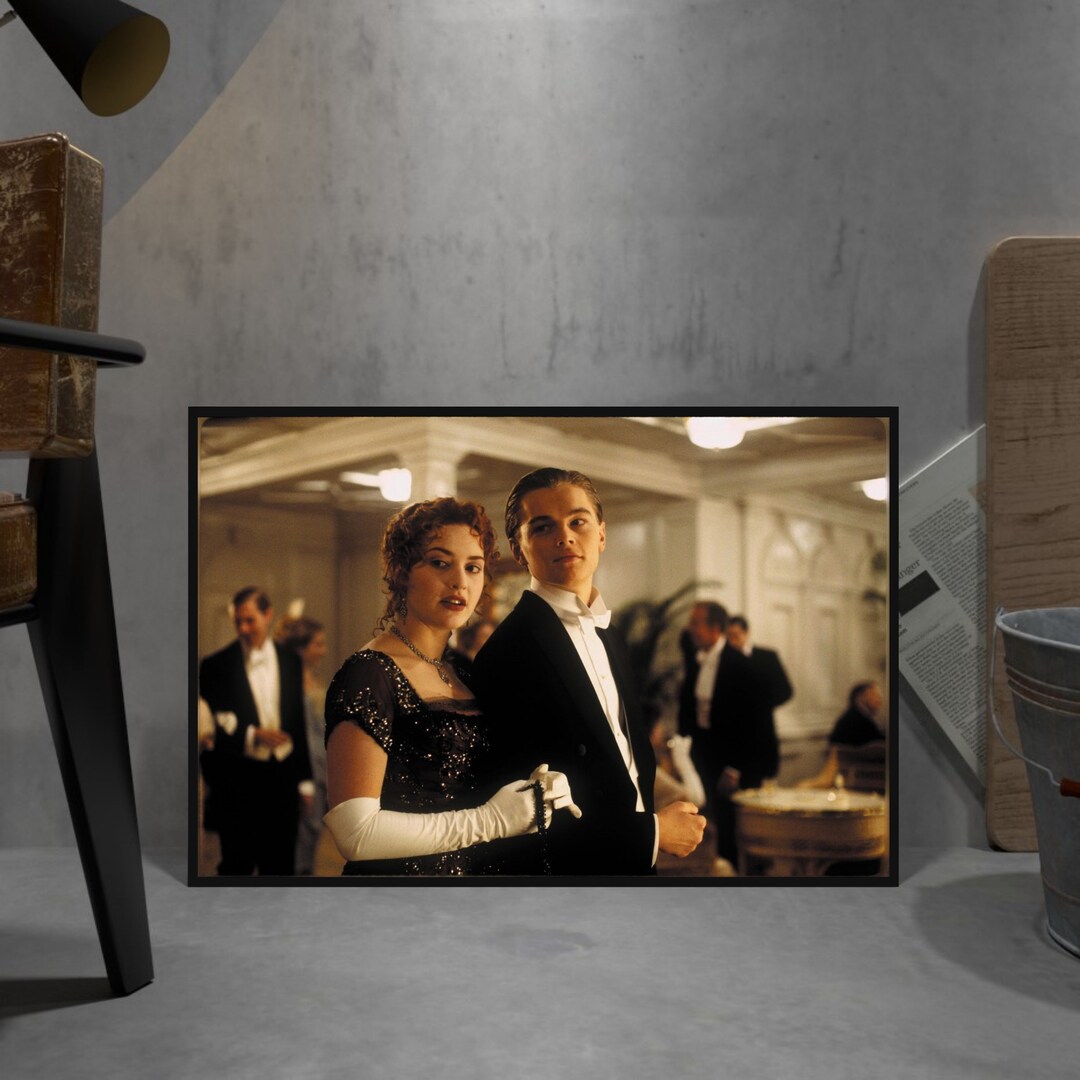 Titanic Poster, Leonardo Dicaprio Wall Art, Kate Winslet Wall Decor ...