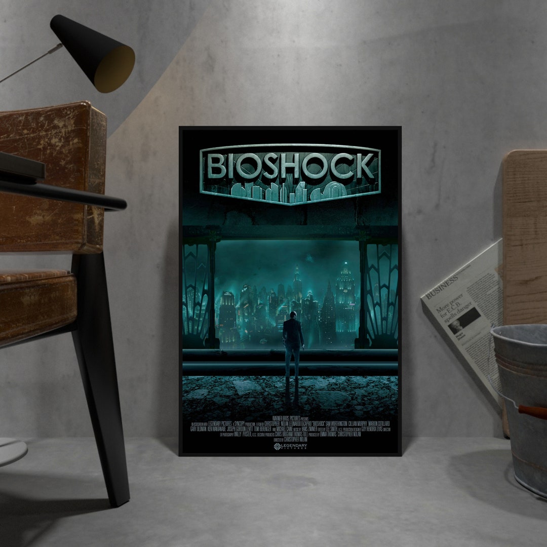 Bioshock Game Poster, Video Game Wall Art, Wall Decor, Rolled Canvas ...