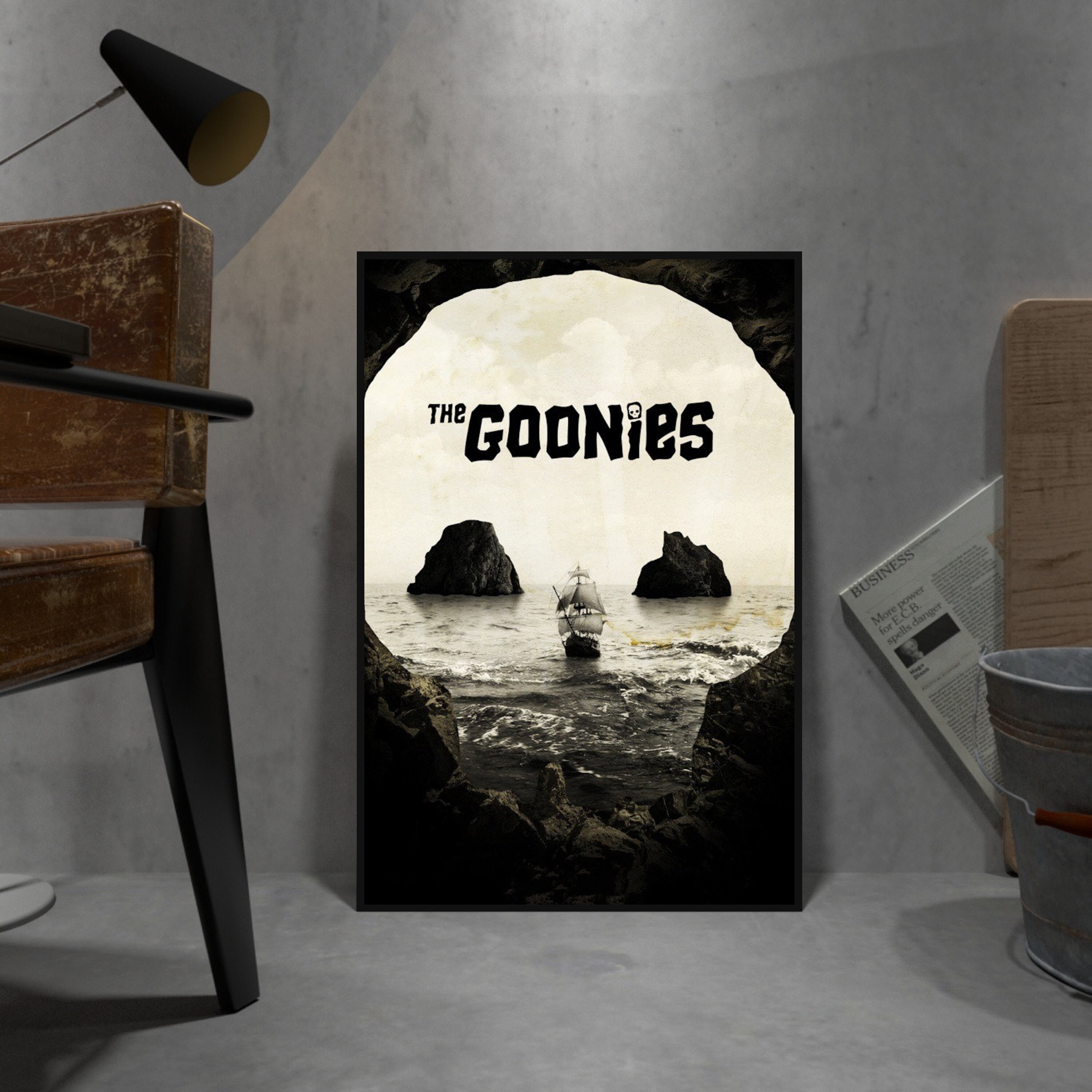 The Goonies Poster, Wall Art, Wall Decor, Rolled Canvas Print, Movie ...