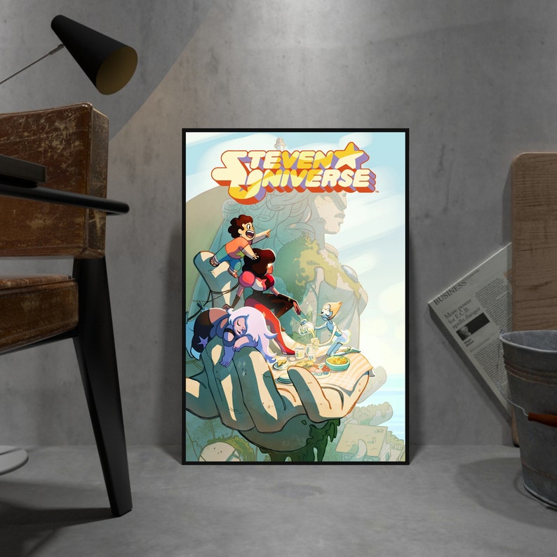 Steven Universe Poster, Anime Wall Art, Wall Decor, Rolled Canvas Print ...