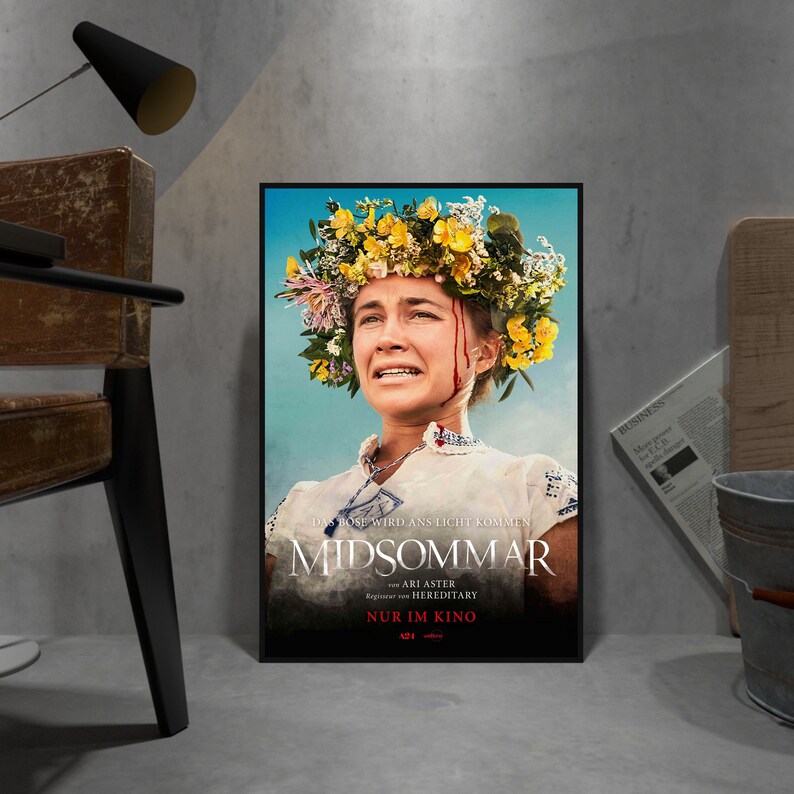 Midsommar Poster Florence Pugh Wall Art Wall Decor Rolled - Etsy