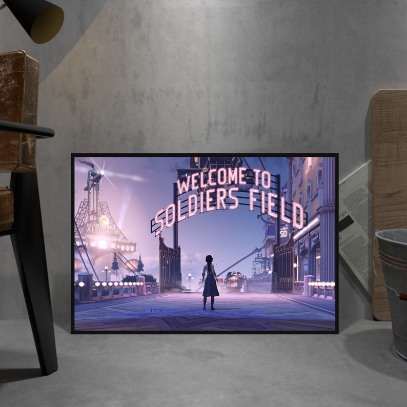 Bioshock Game Poster, Video Game Wall Art, Wall Decor, Rolled Canvas ...