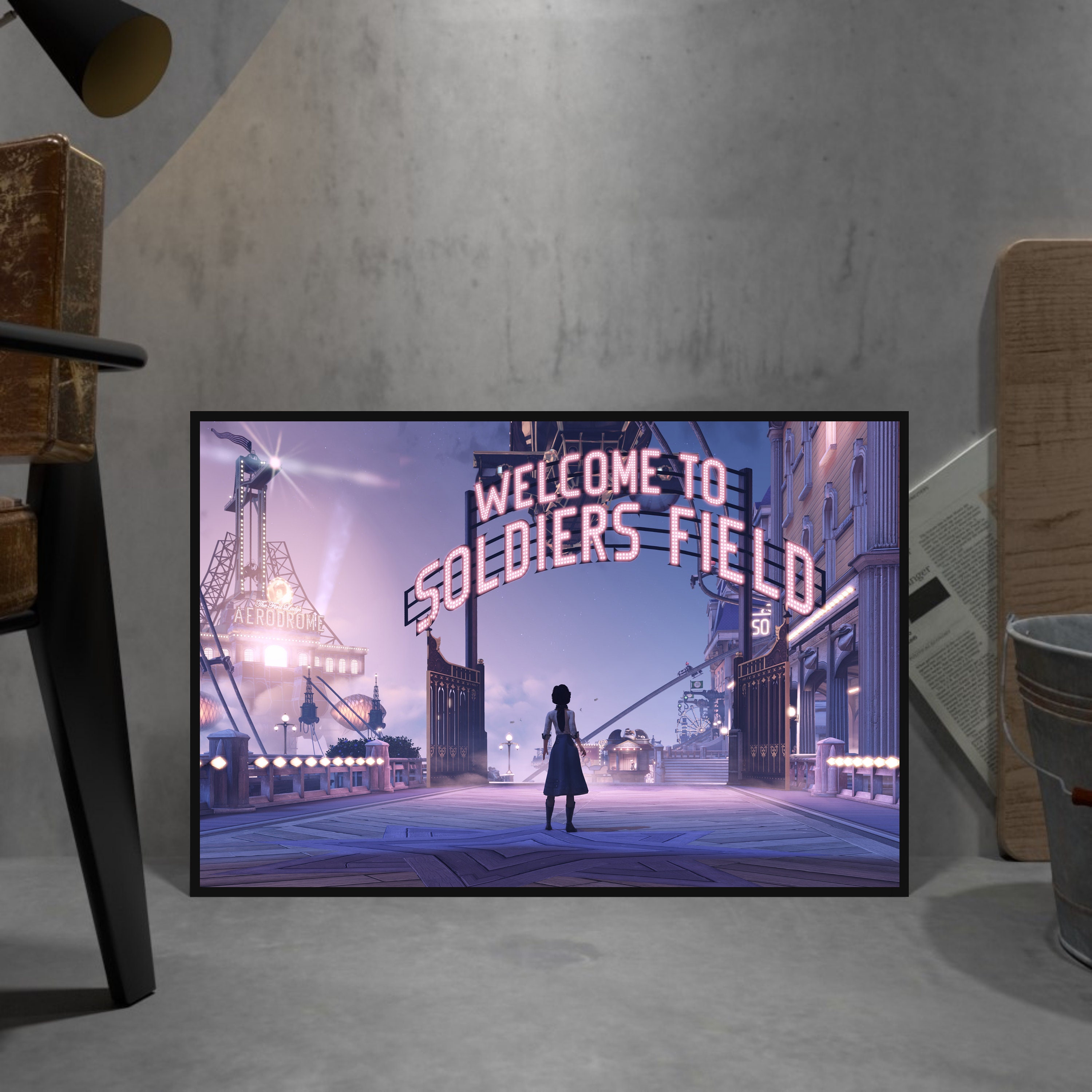 Bioshock Game Poster, Video Game Wall Art, Wall Decor, Rolled Canvas ...