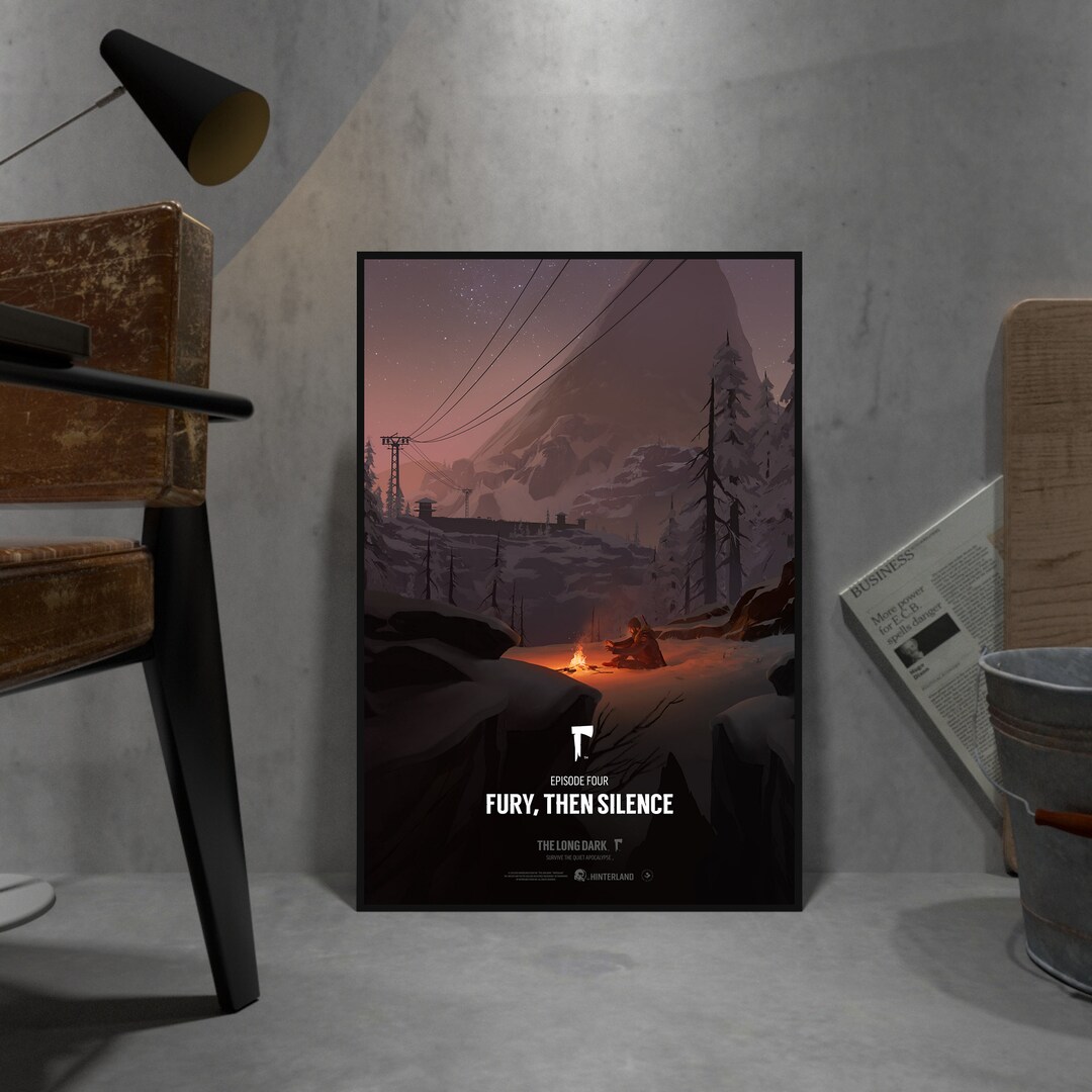 The Long Dark Poster, Survival Wall Art, Wall Decor, Rolled Canvas ...