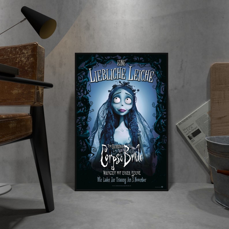 Corpse Bride Poster, Victor Van Dort Wall Art, Wall Decor, Rolled ...