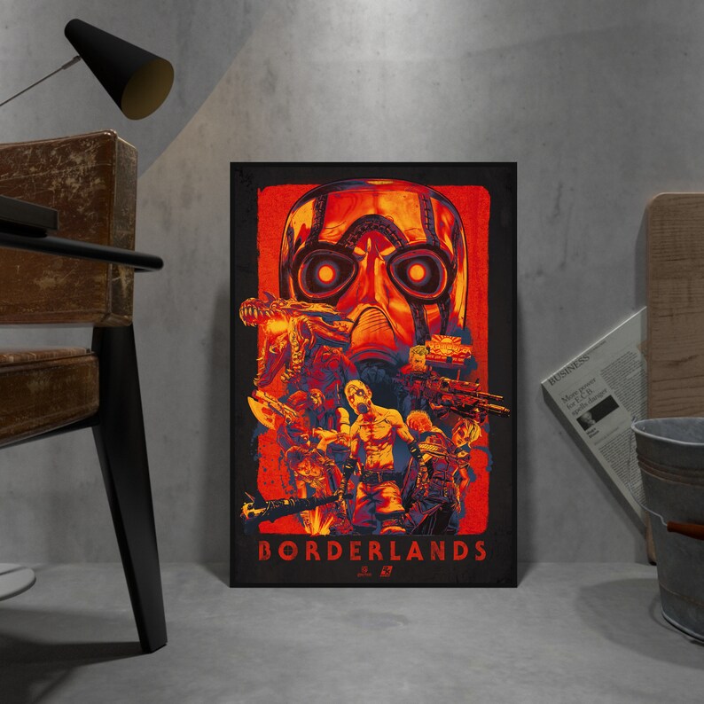 Borderlands Poster, Pandora Wall Art, Video Game Wall Decor, Rolled ...
