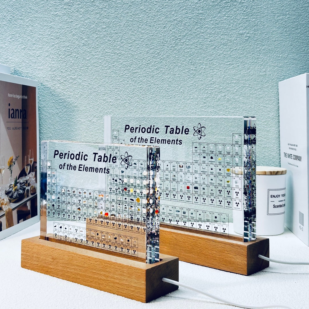 Personalized Periodic Table With Real Elements Science Kit - Etsy Australia