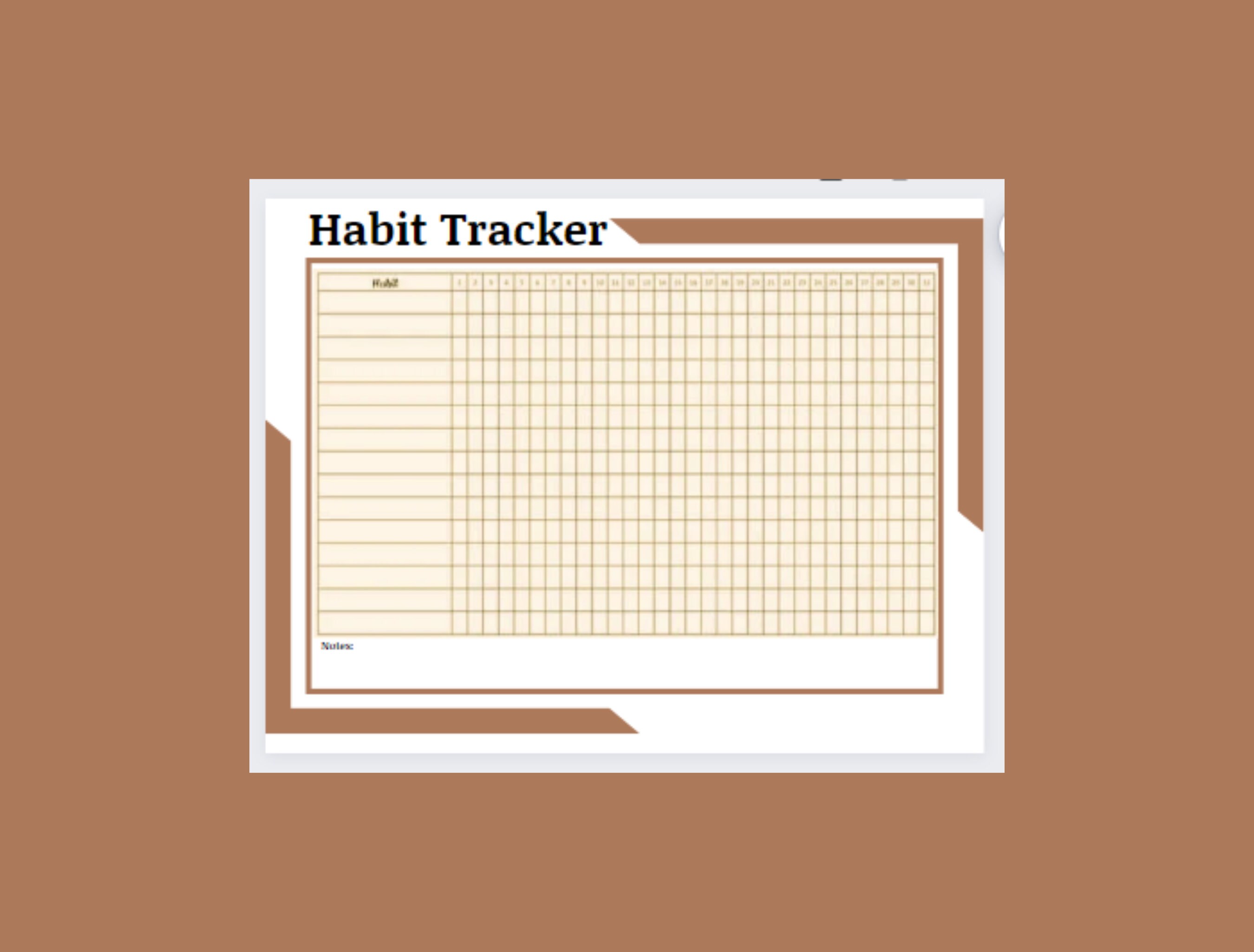 Daily Goals Tracker Printable - Etsy