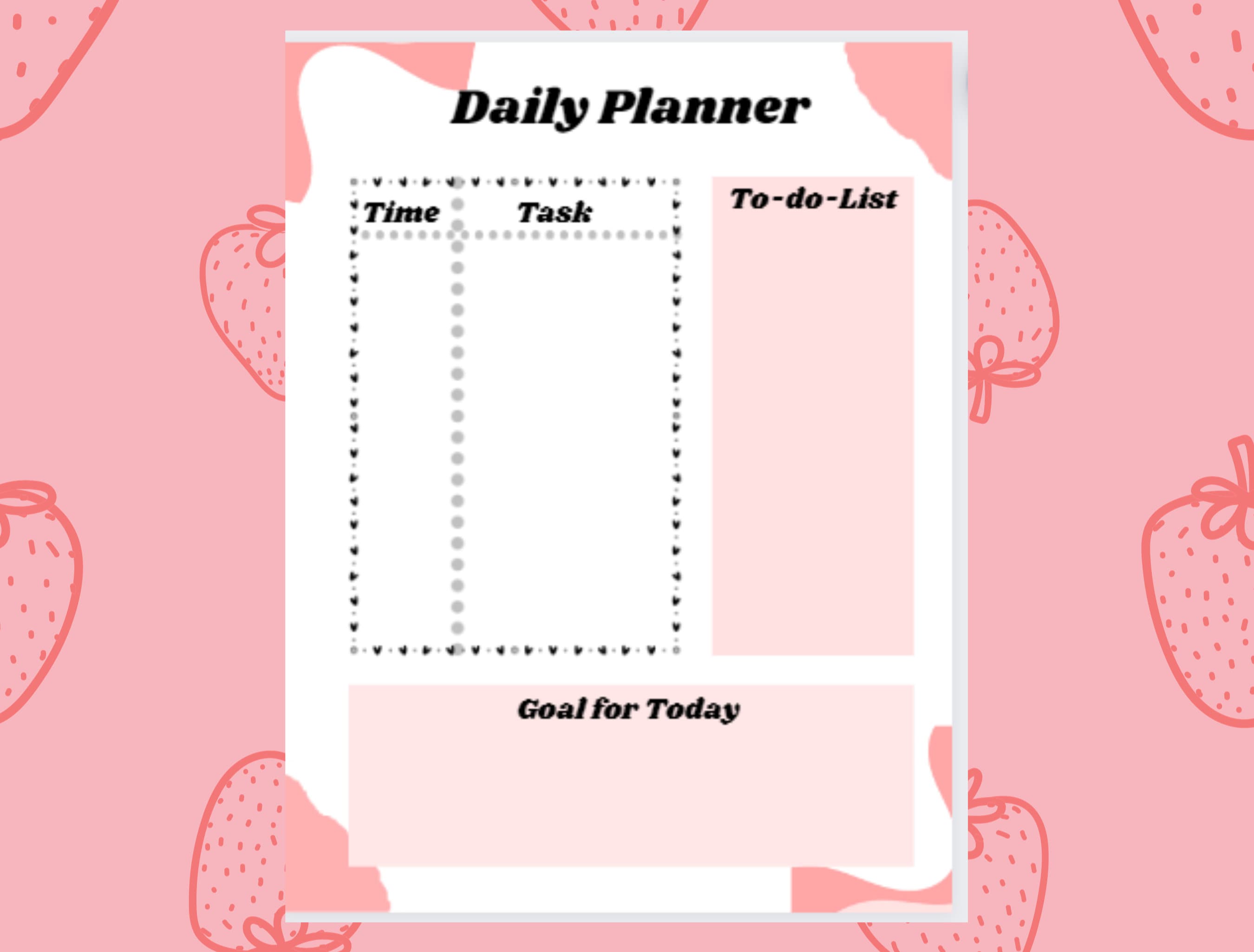 Perfect Printable Daily Planner - Etsy