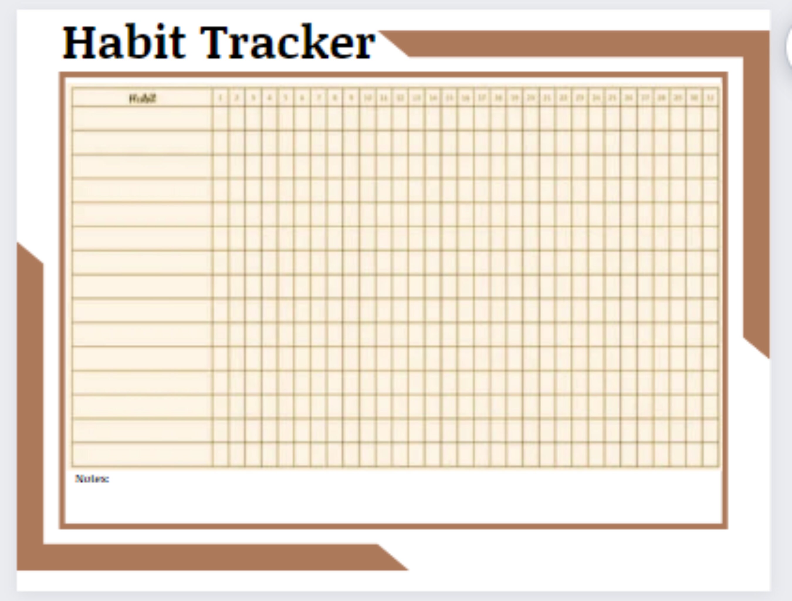 Daily Goals Tracker Printable - Etsy
