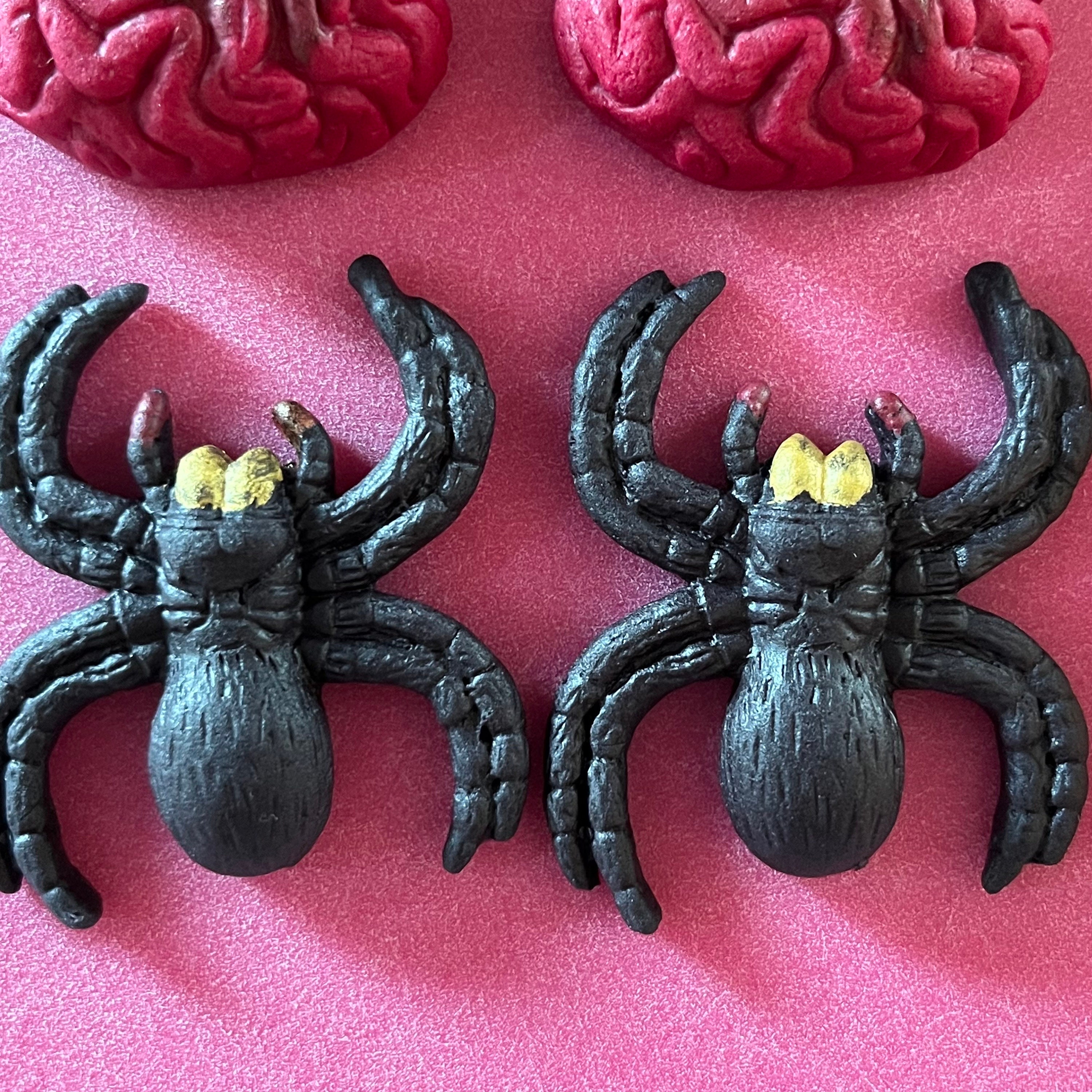 Edible Halloween GORY Fondant Cake Toppers Set of 12 Severed Fingers ...