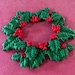 12 Edible Holly Leaf & Berries Various Sizes Cake Decoration Topper ...