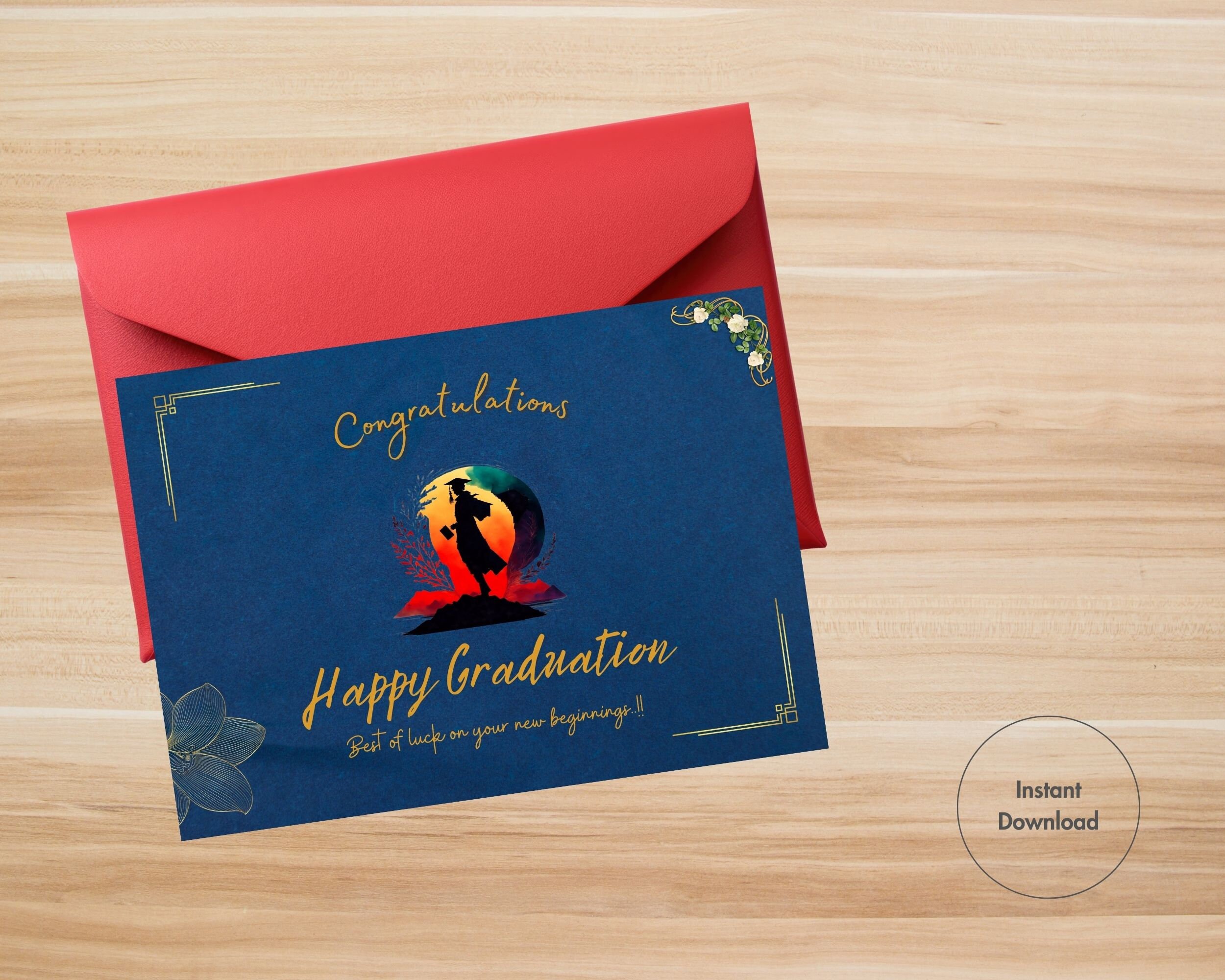 Congratulation Card, Happy Graduation Card, Happy Graduation ...