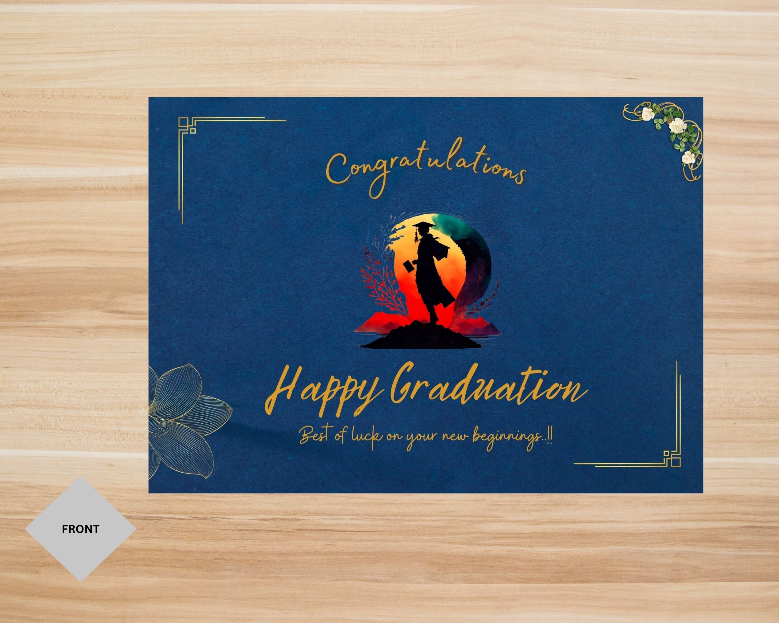 Congratulation Card, Happy Graduation Card, Happy Graduation ...