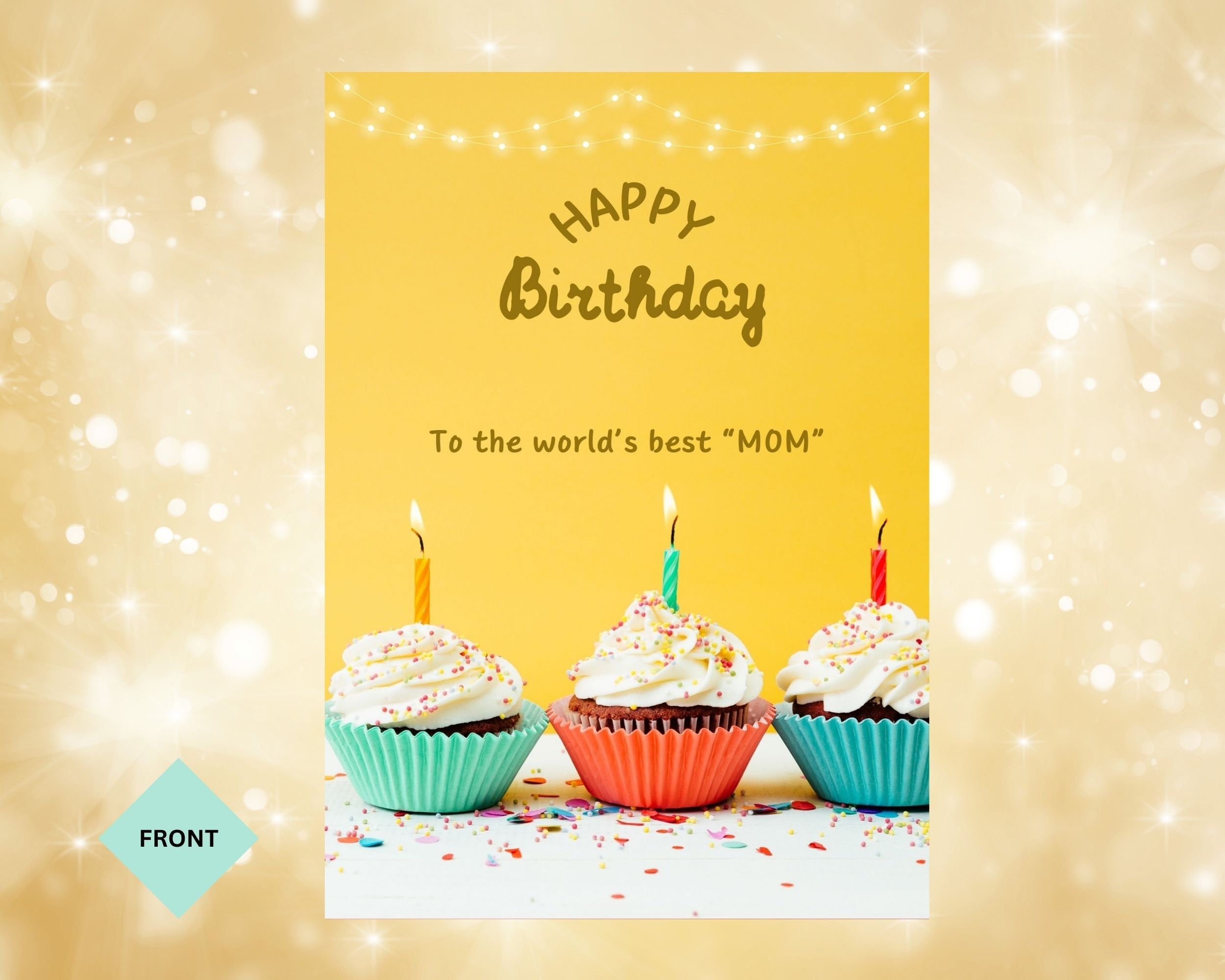 Happy Birthday Mom Card, Happy Birthday Mother, Mom Card, Mum Birthday ...