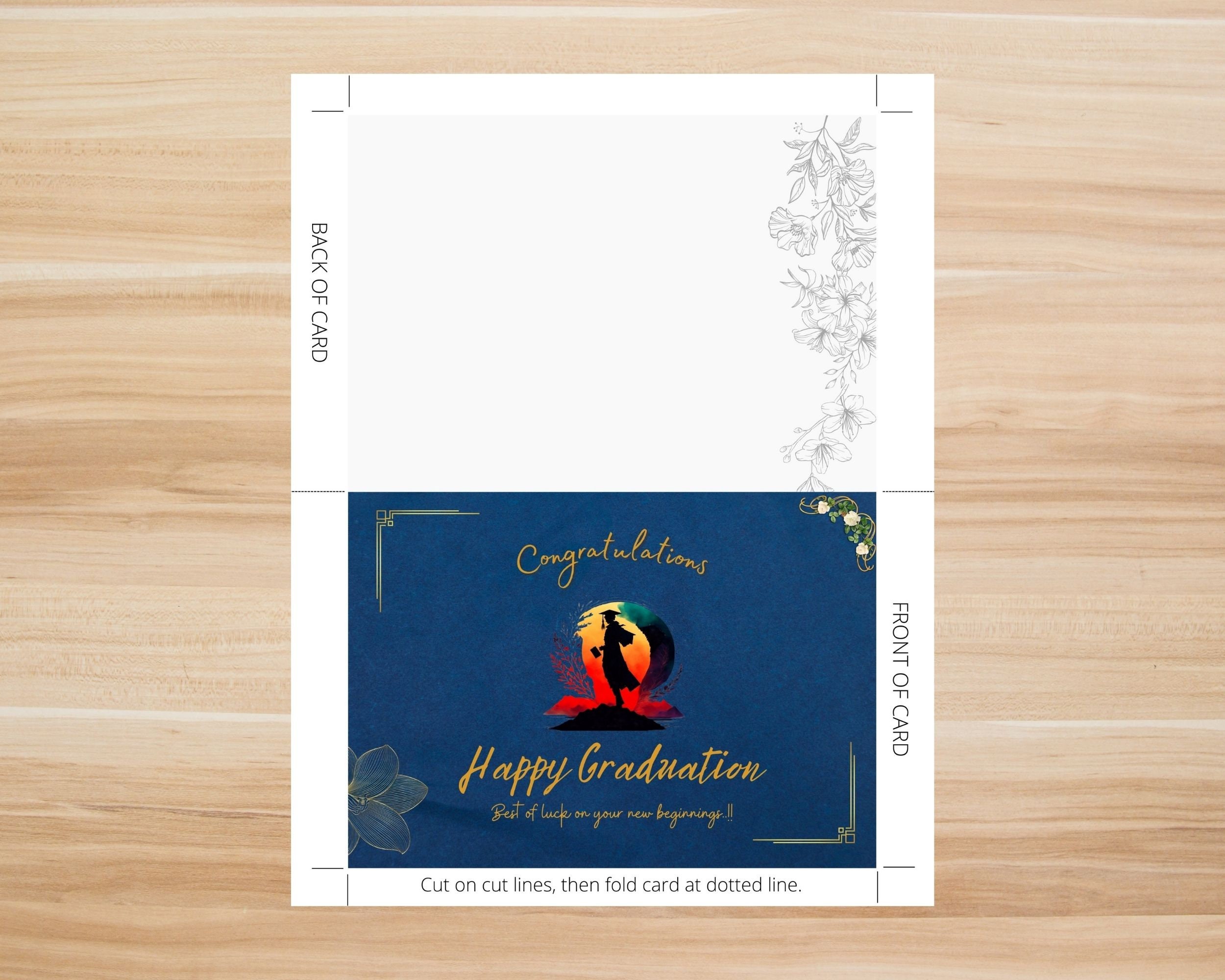 Congratulation Card, Happy Graduation Card, Happy Graduation ...