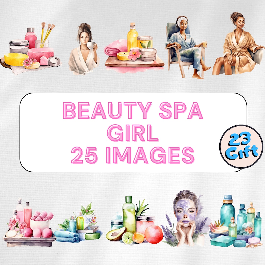 Spa Day Clipart Cozy Cabin Spa Clipart Cottagecore Clipart - Etsy