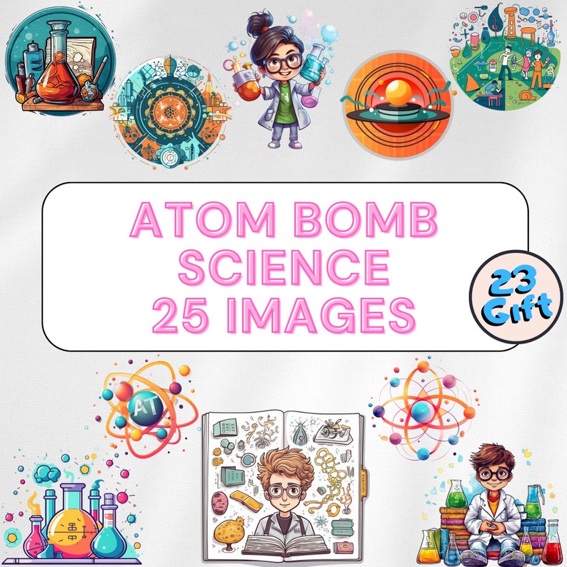 Atomic Science Clipart, Physicist Clip Art PNG, Atomic Bomb Clipart Png ...