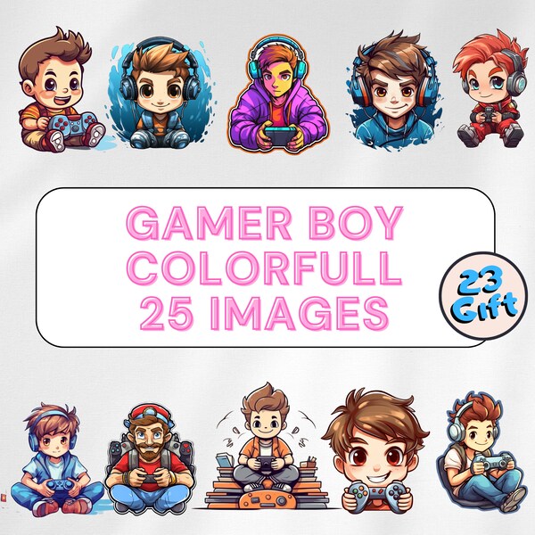 Kawaii Game Clipart - Etsy