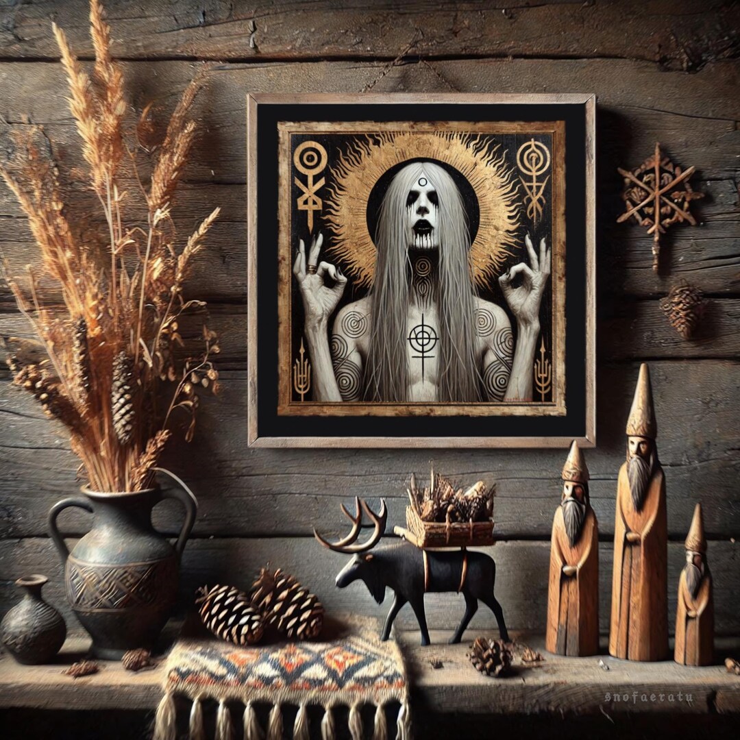 Cursed Iconography Classic Matte Paper Wooden Framed Print - Etsy