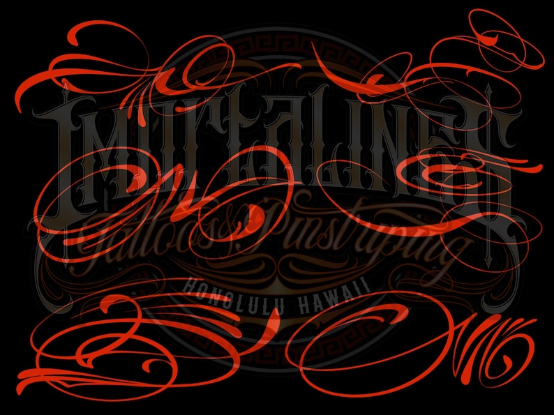 Pinstripe Stencil Pack - Etsy