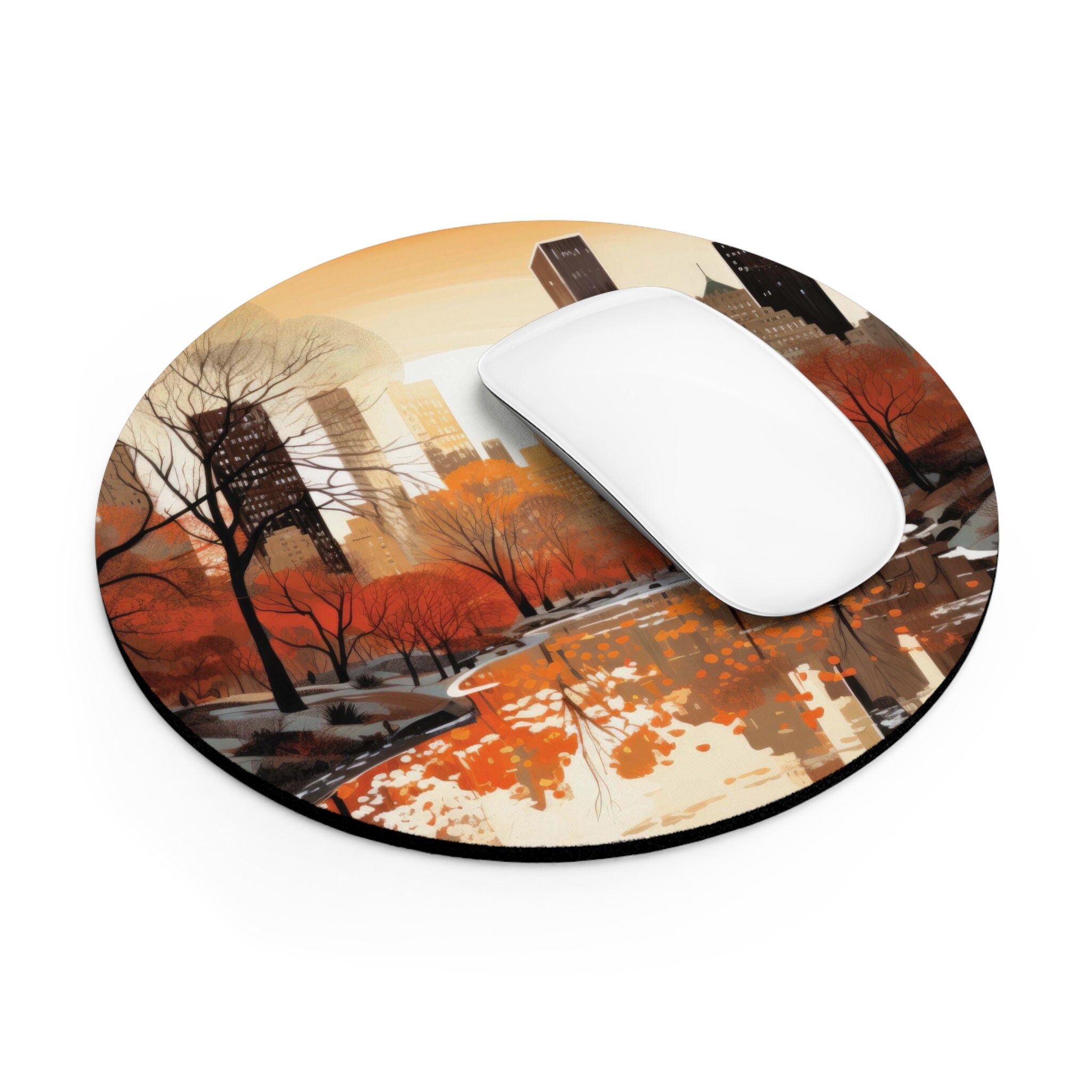 Sunset Serenity in Central Park Mouse Pad, NYC Central Park Art ...