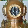 US Navy Mark V Diving Helmet Antique Finish Deep Sea Nautical Divers ...