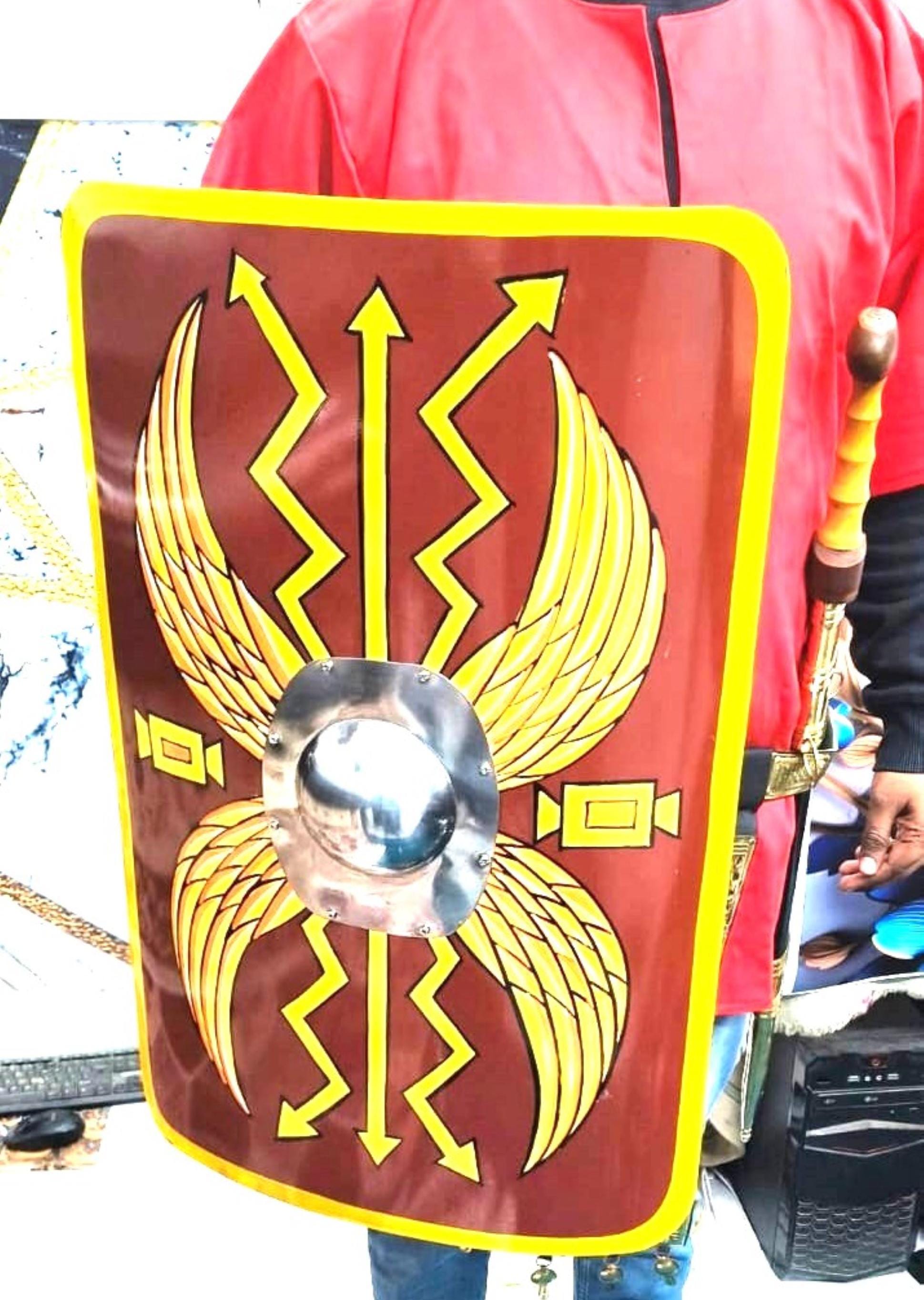 Medieval Roman Legion Shield Knight Crusader Armor Belt ~ Larp ...