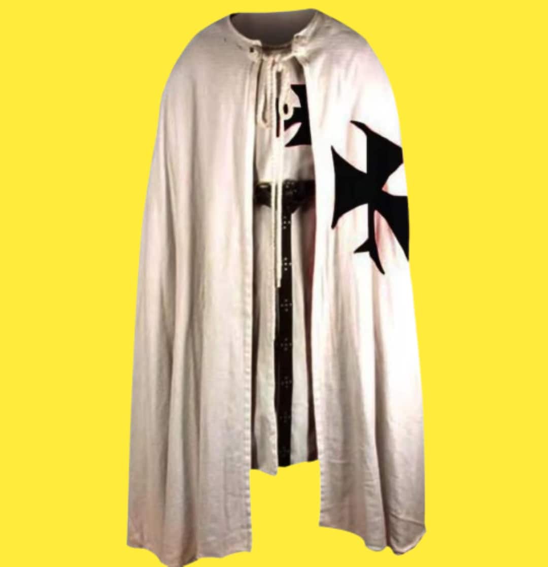 Handmade Crusader Templar Tunic, Medieval Knight Costume, LARP ...