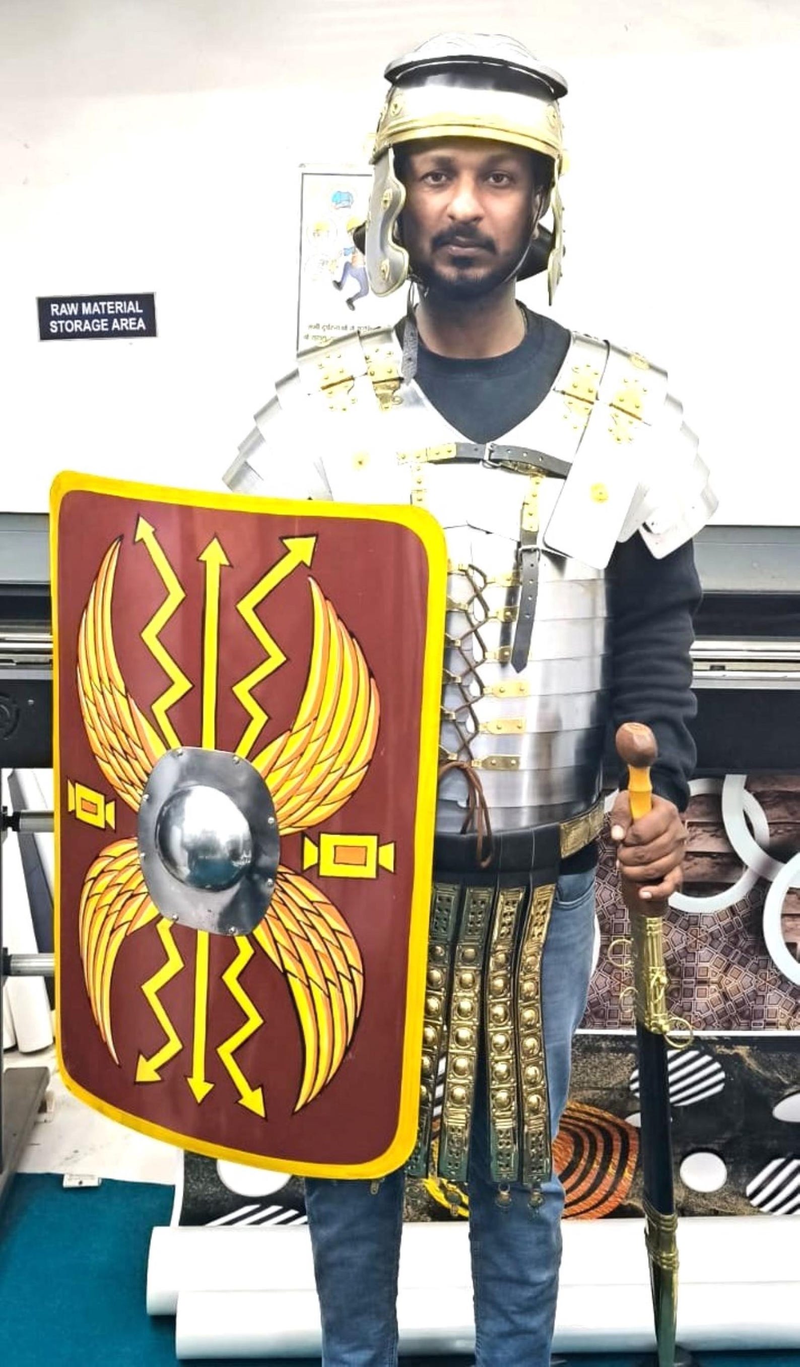 Medieval Knight Roman Armor Set~ Lorica Segmentata Attached Cingulum ...