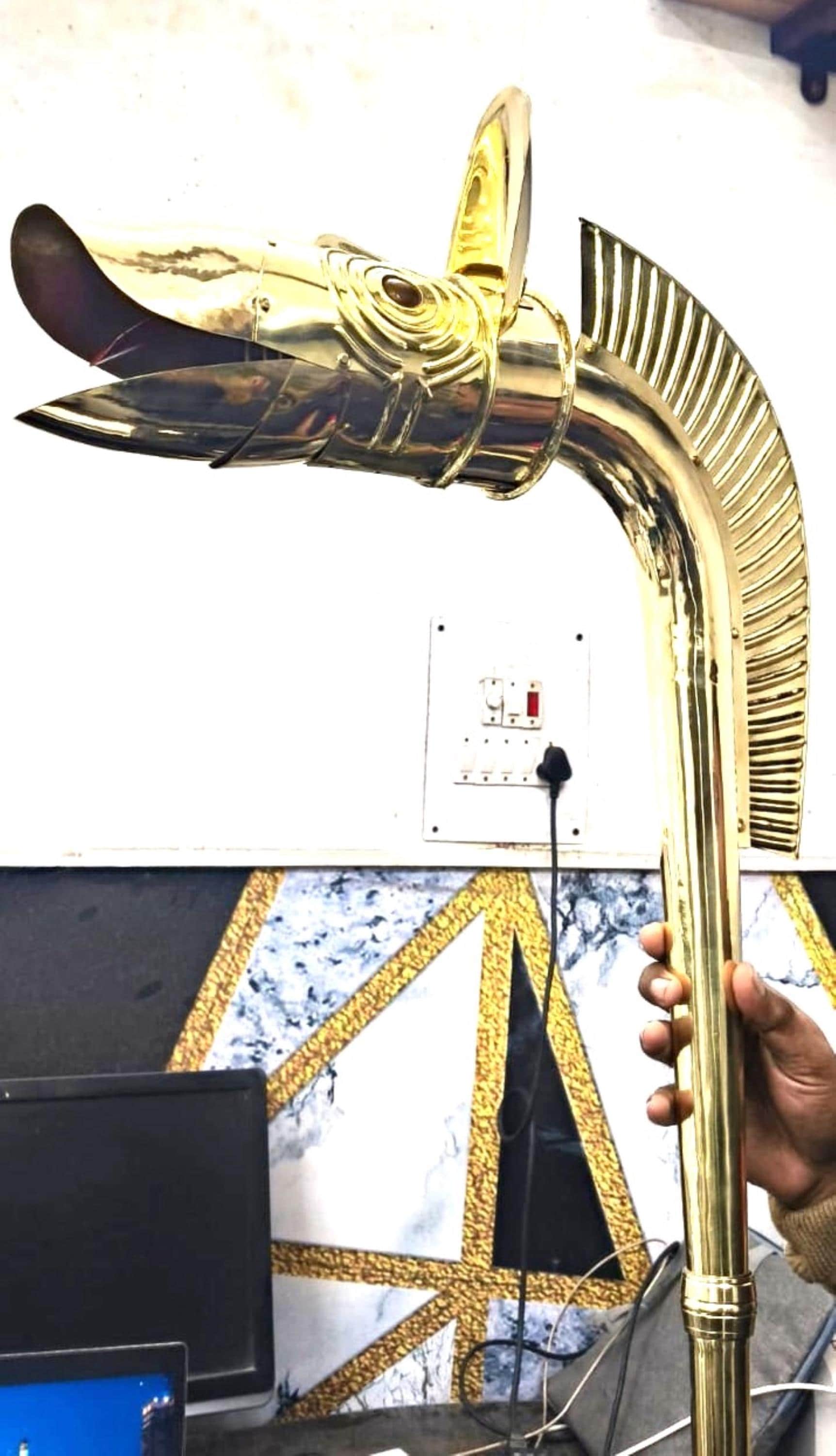 Medieval Celtic Knight Pure Celtic War Deskford Carnyx Working Trumpet ...