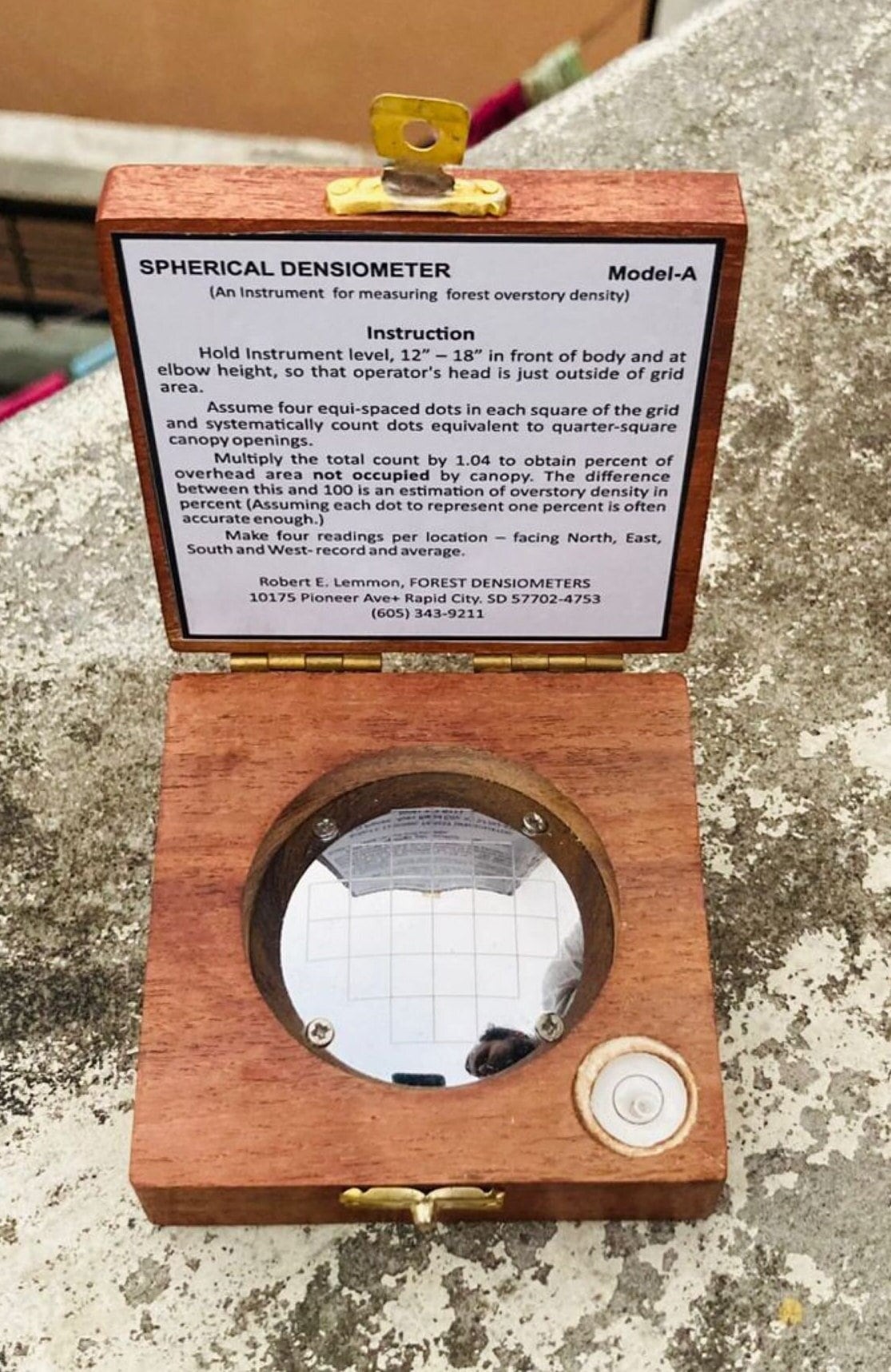 Convex Spherical Crown Densiometer -essential Tool for Scientific ...
