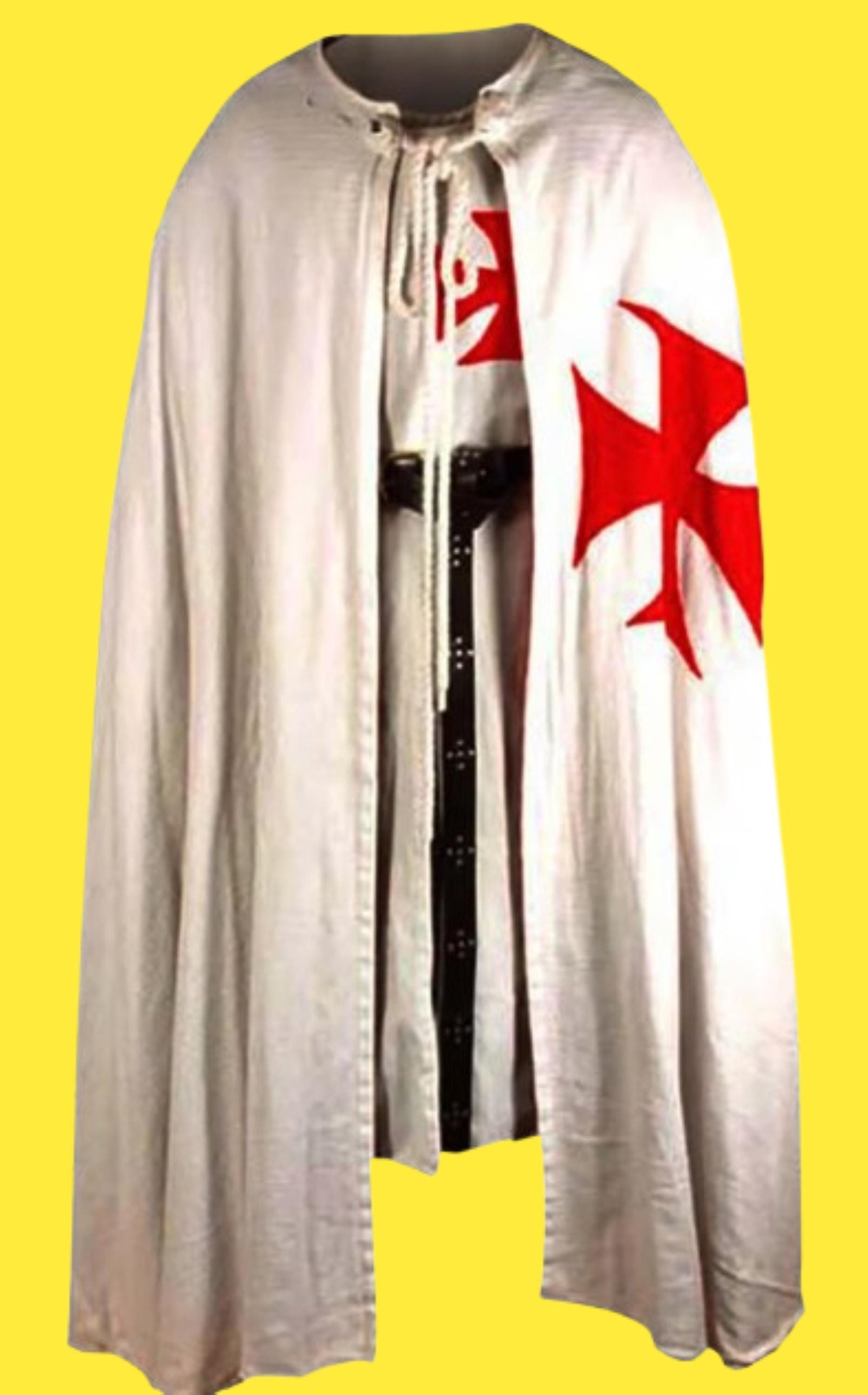 Handmade Crusader Templar Tunic, Medieval Knight Costume, LARP ...