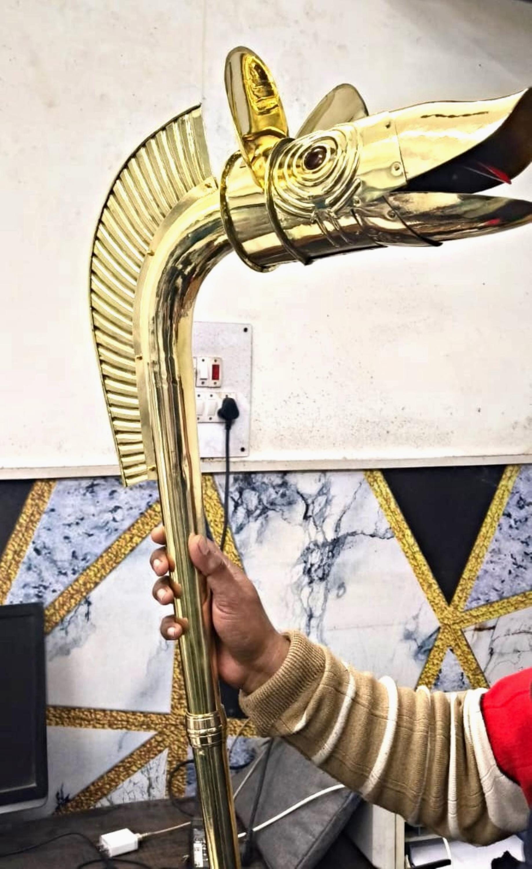 Medieval Celtic Knight Pure Celtic War Deskford Carnyx Working Trumpet ...