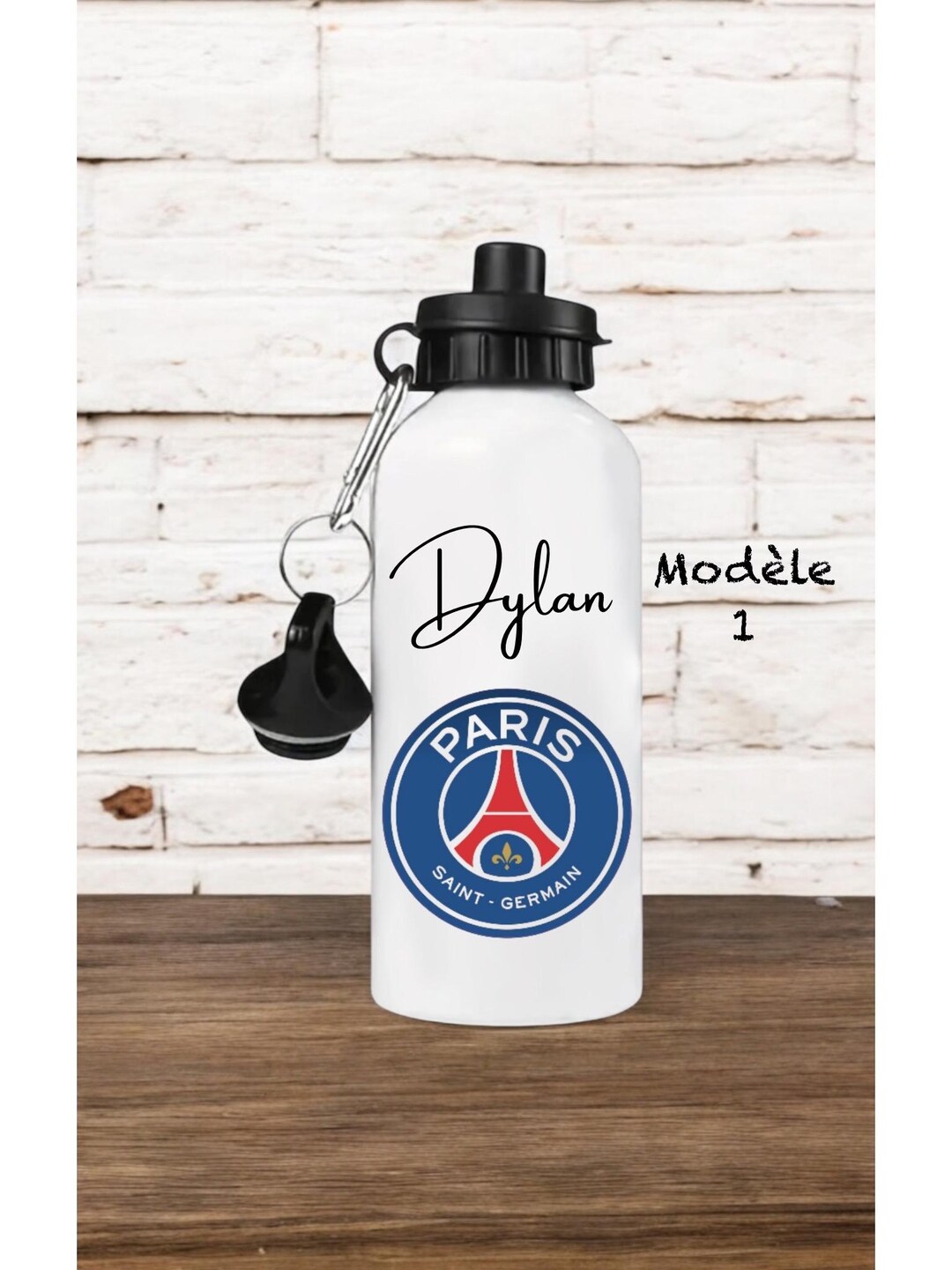 Water Bottle / Personalized Children's Water Bottle PSG / OM / Lyon ...