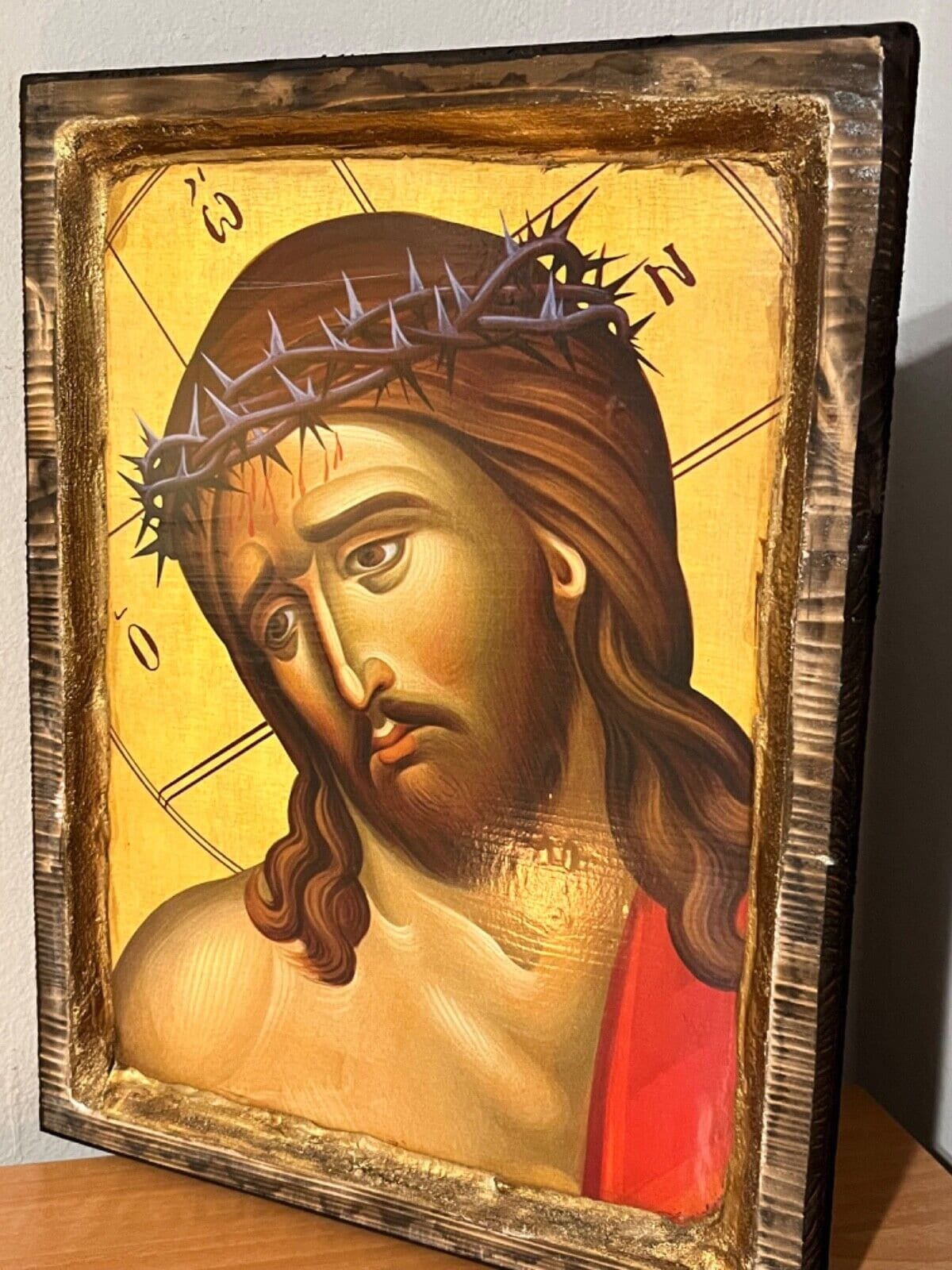 Jesus Christ Handmade Orthodox Big Icon 30x22cm - Etsy