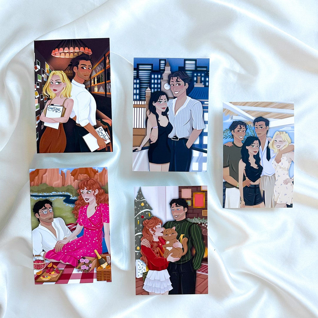 The Entire Perks & Benefits Character Art Bundle Booktok Romance ...