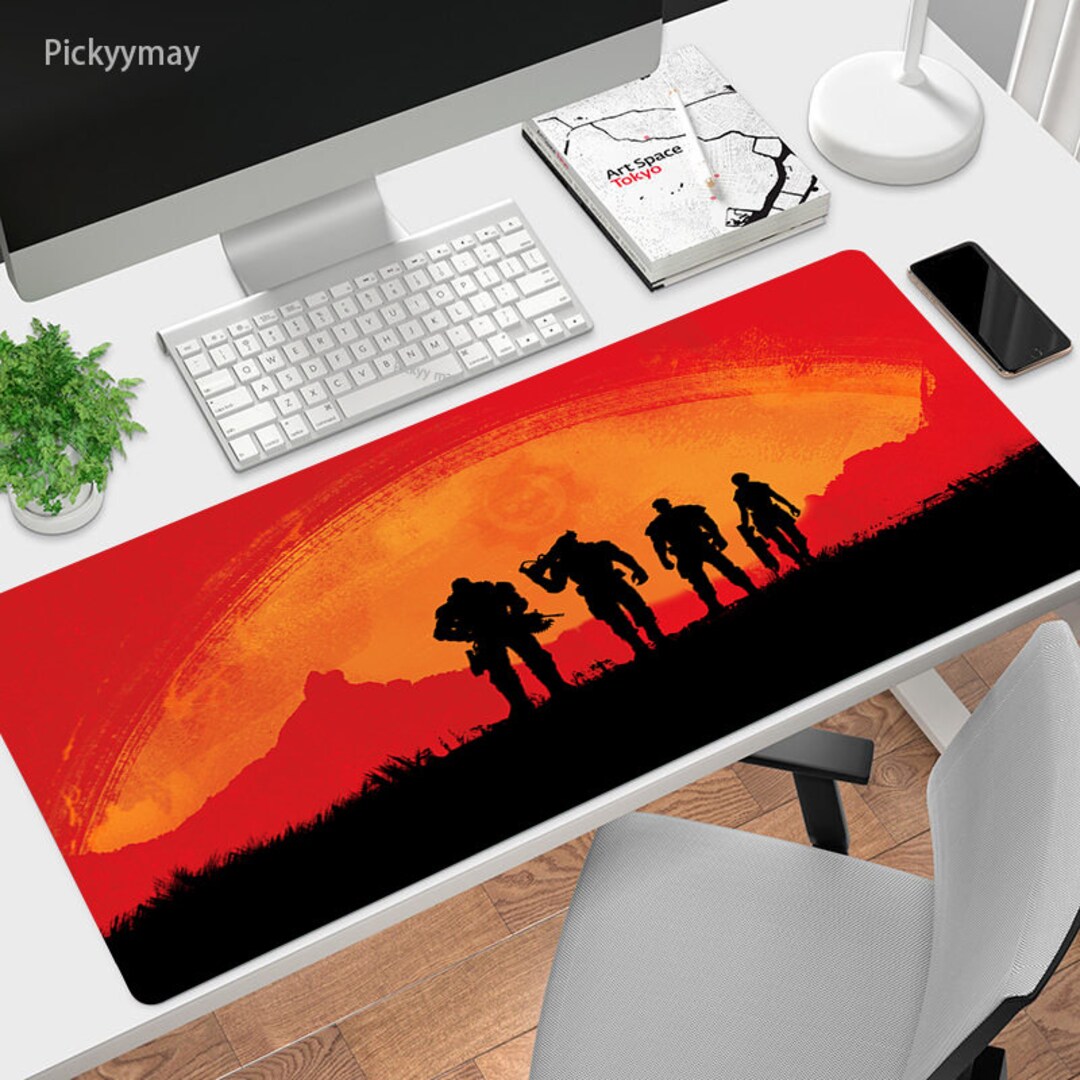 Red Dead Redemption 2 Mouse Pad red Dead Redemption 2 Desk - Etsy
