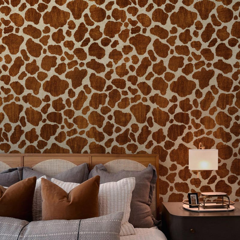 Cow Printed Wallpaper - Etsy