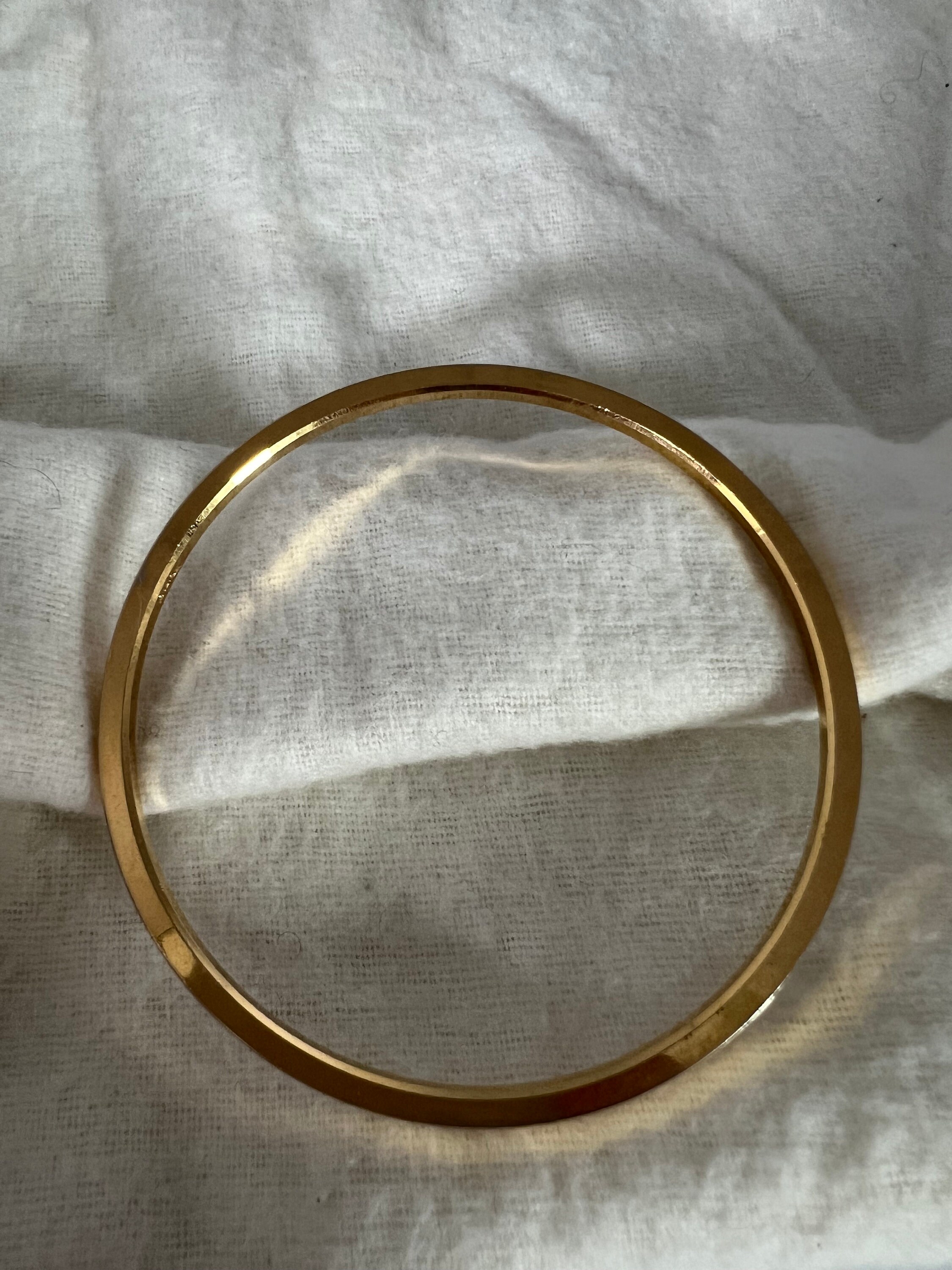 Vintage Trifari Gold Bangle Bracelet - Etsy