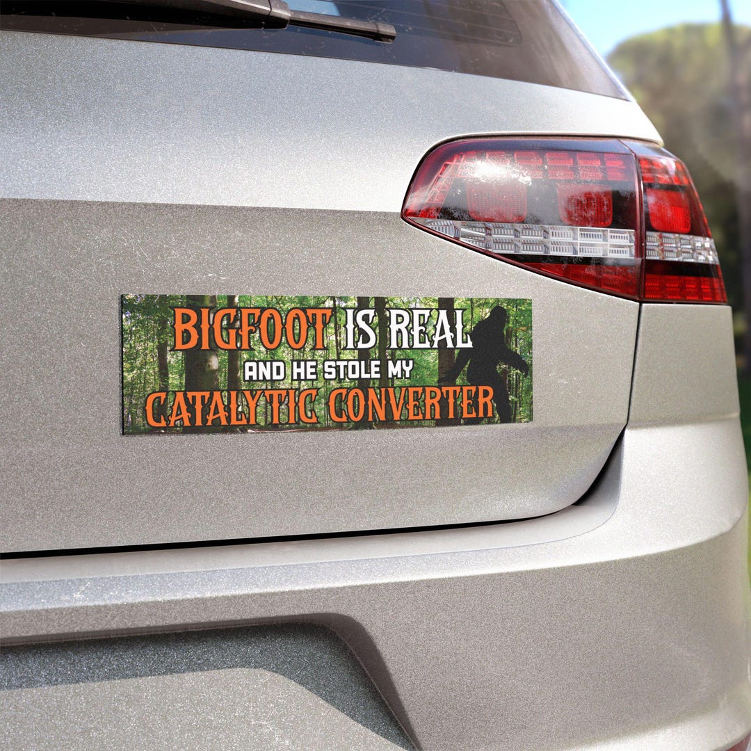 Bigfoot is Real Bumper Sticker Cryptids Bumper Sticker Bigfoot Magnet ...