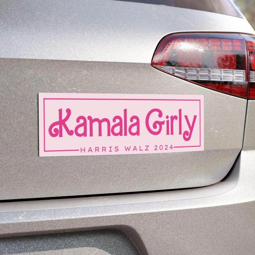 Kamala Car Magnet Kamala Harris Bumper Sticker Vote Kamala Girly ...