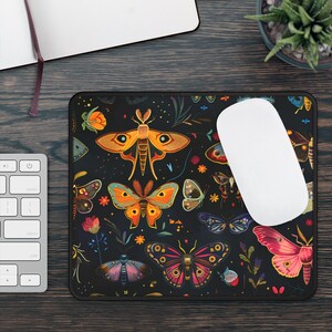Insects Desk Mat Nature Desk Decor XL Mousepad Forestcore Desk Mat With ...