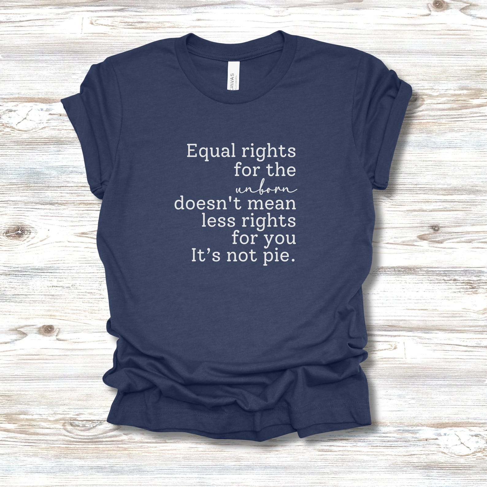 Pro Life Merch Equal Rights Shirt Pro Life Shirt Love Them Both Pro ...