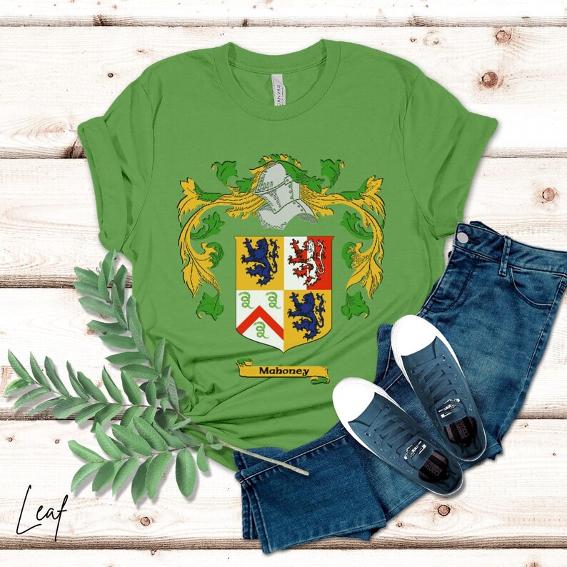 Mahoney Family Crest the Mahoney Family Seal Family Coat of Arms Custom ...