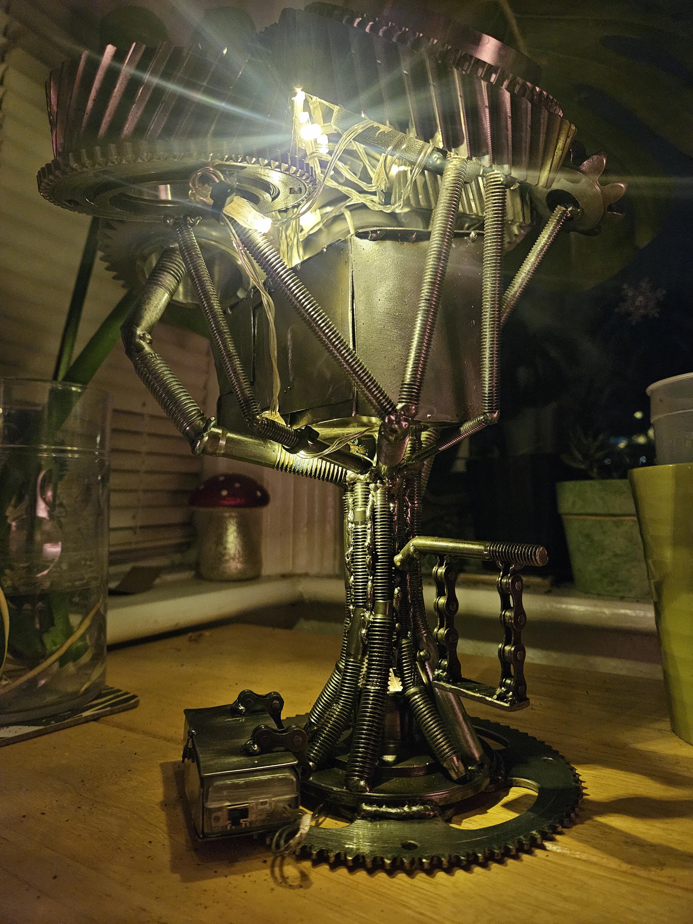 Metal Treehouse Sculpture - Etsy