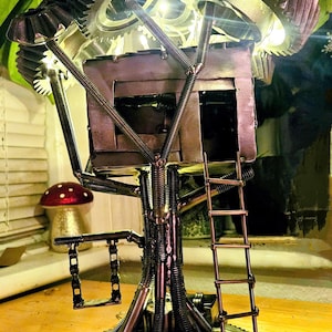 Metal Treehouse Sculpture - Etsy