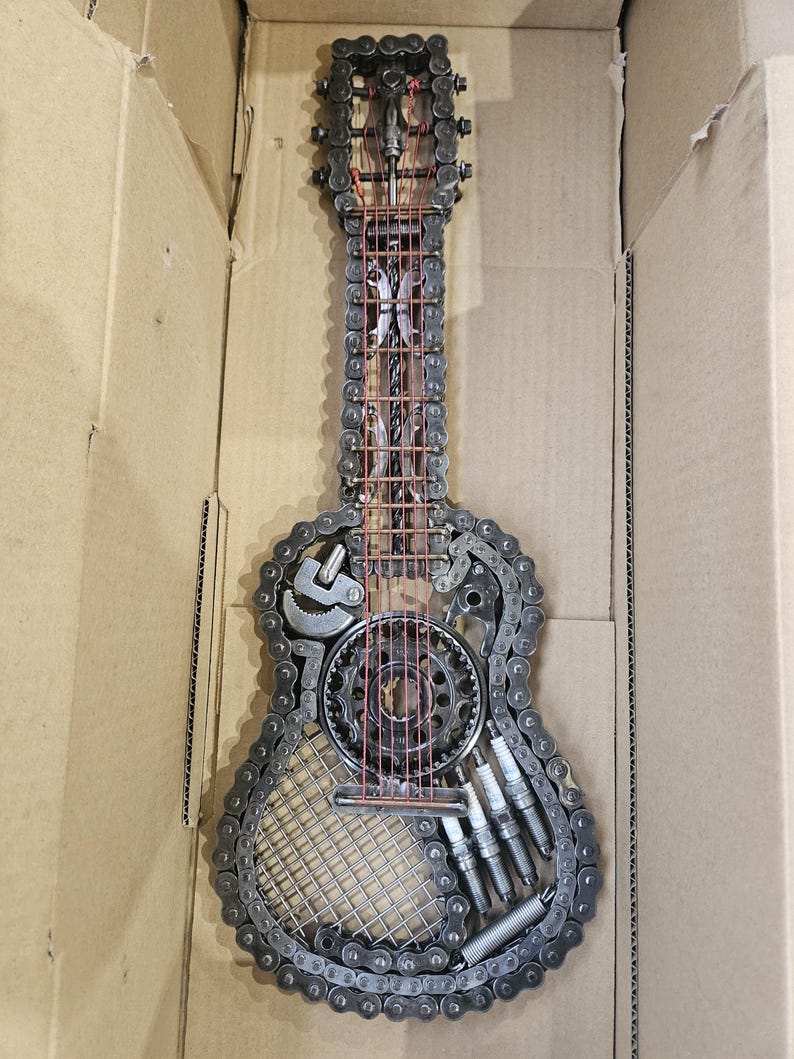 Metal Guitar Hand Made to Order - Etsy