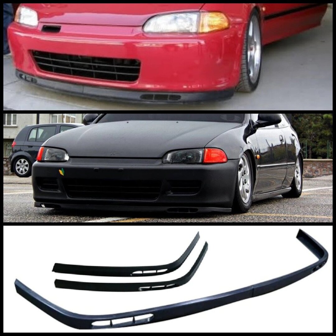 For Honda Civic Eg Front Bumper Laguna Splitter Lip Euro - Etsy