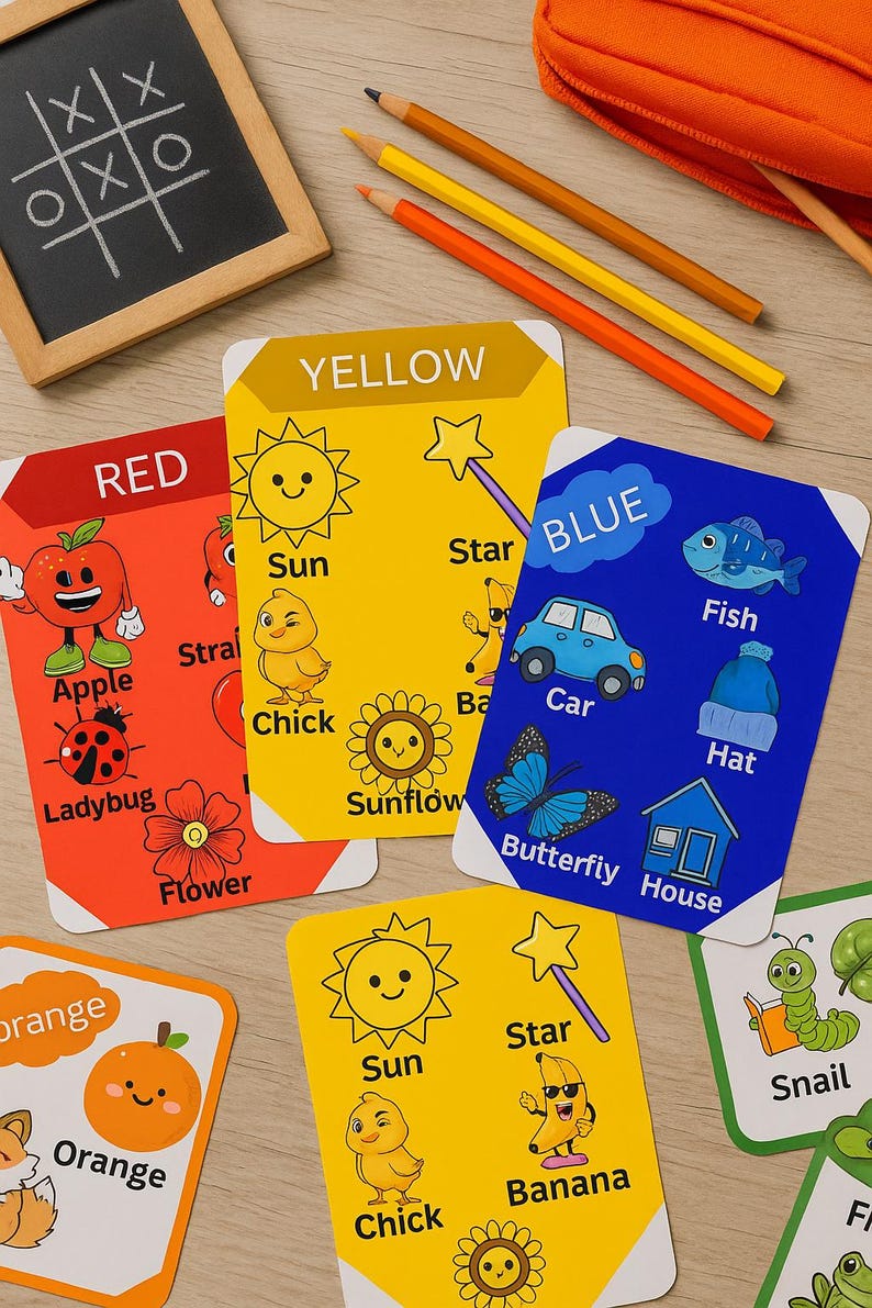 Preschool Sorting Game: Color, Shape, Number & Animal Buckets (PDF) - Etsy